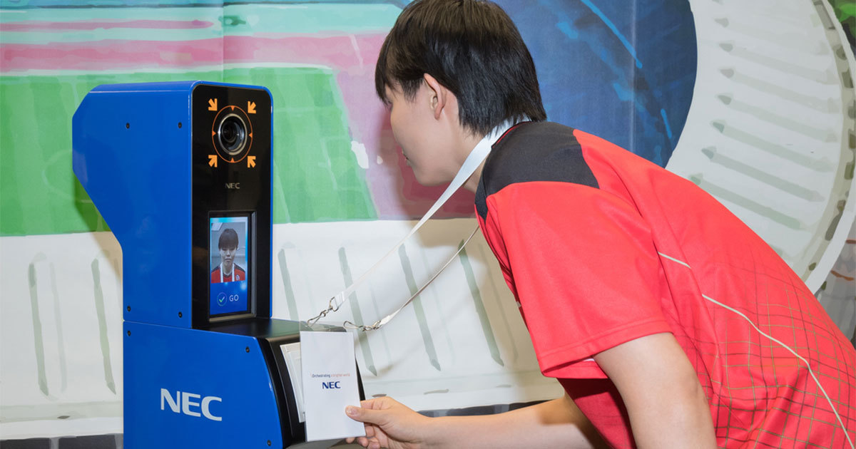 Tokyo 2020 Games NEC's facial recognition system implemented